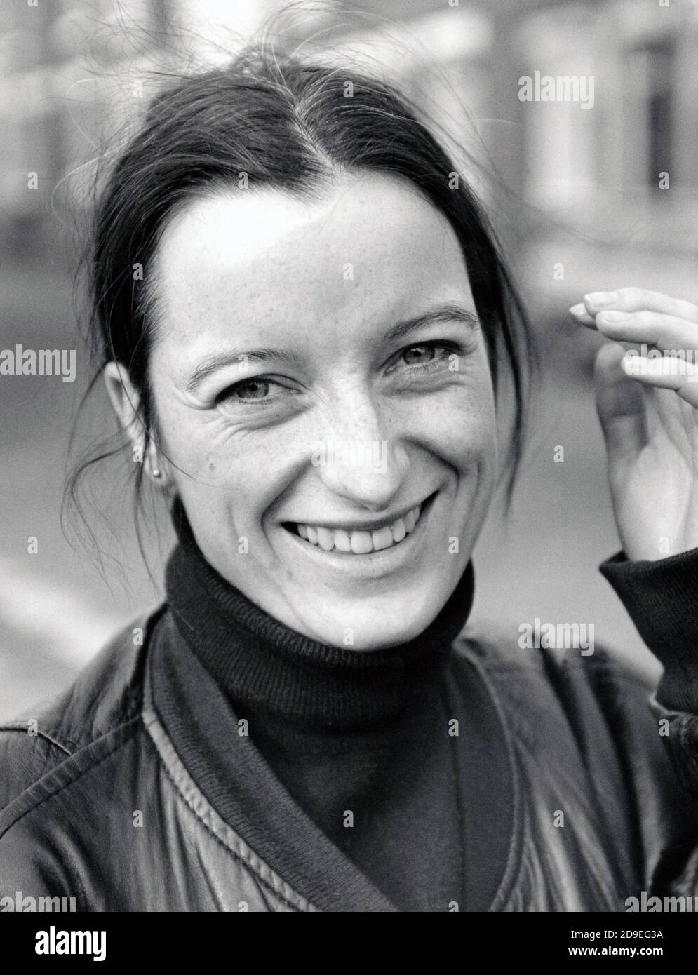 Portrait of woman, UK 1992 Stock Photo - Alamy