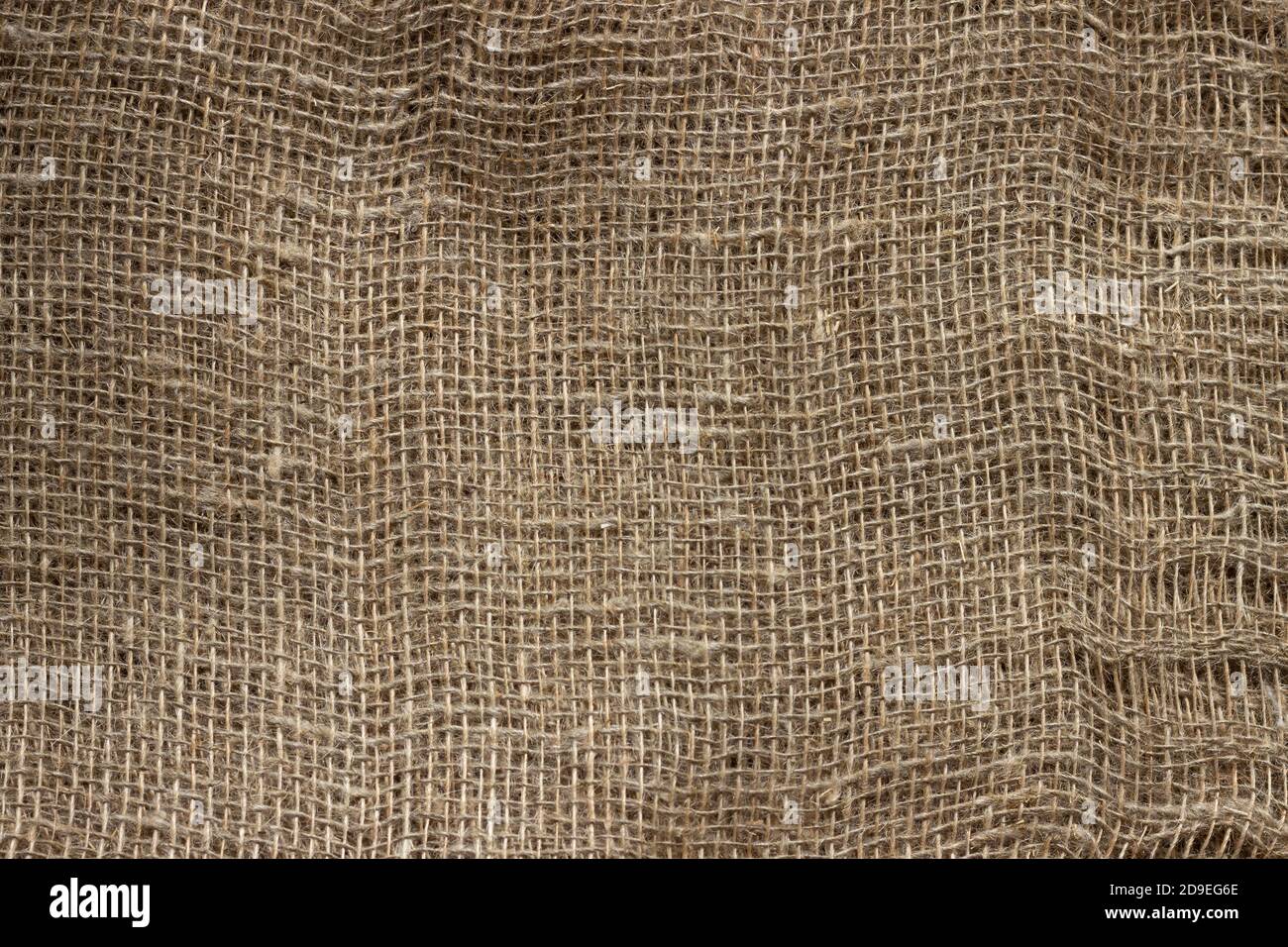 Texture of crumpled natural burlap close-up Stock Photo - Alamy