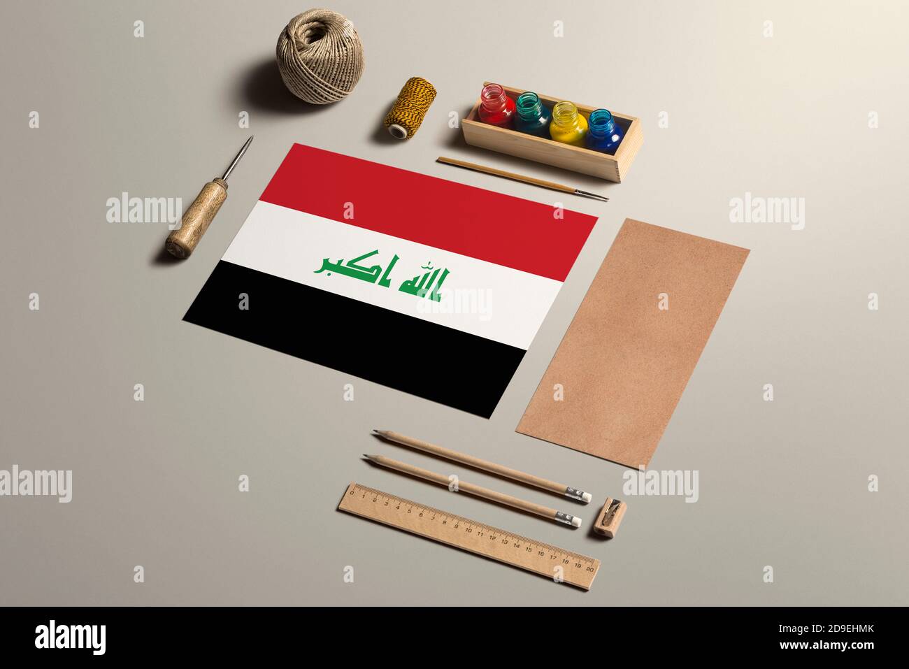 Iraq calligraphy concept, accessories and tools for beautiful ...