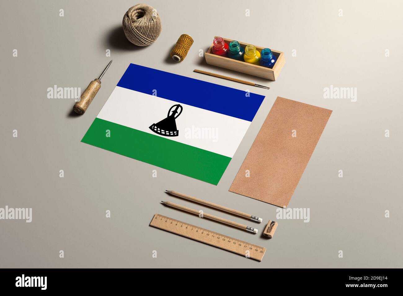 Lesotho calligraphy concept, accessories and tools for beautiful ...