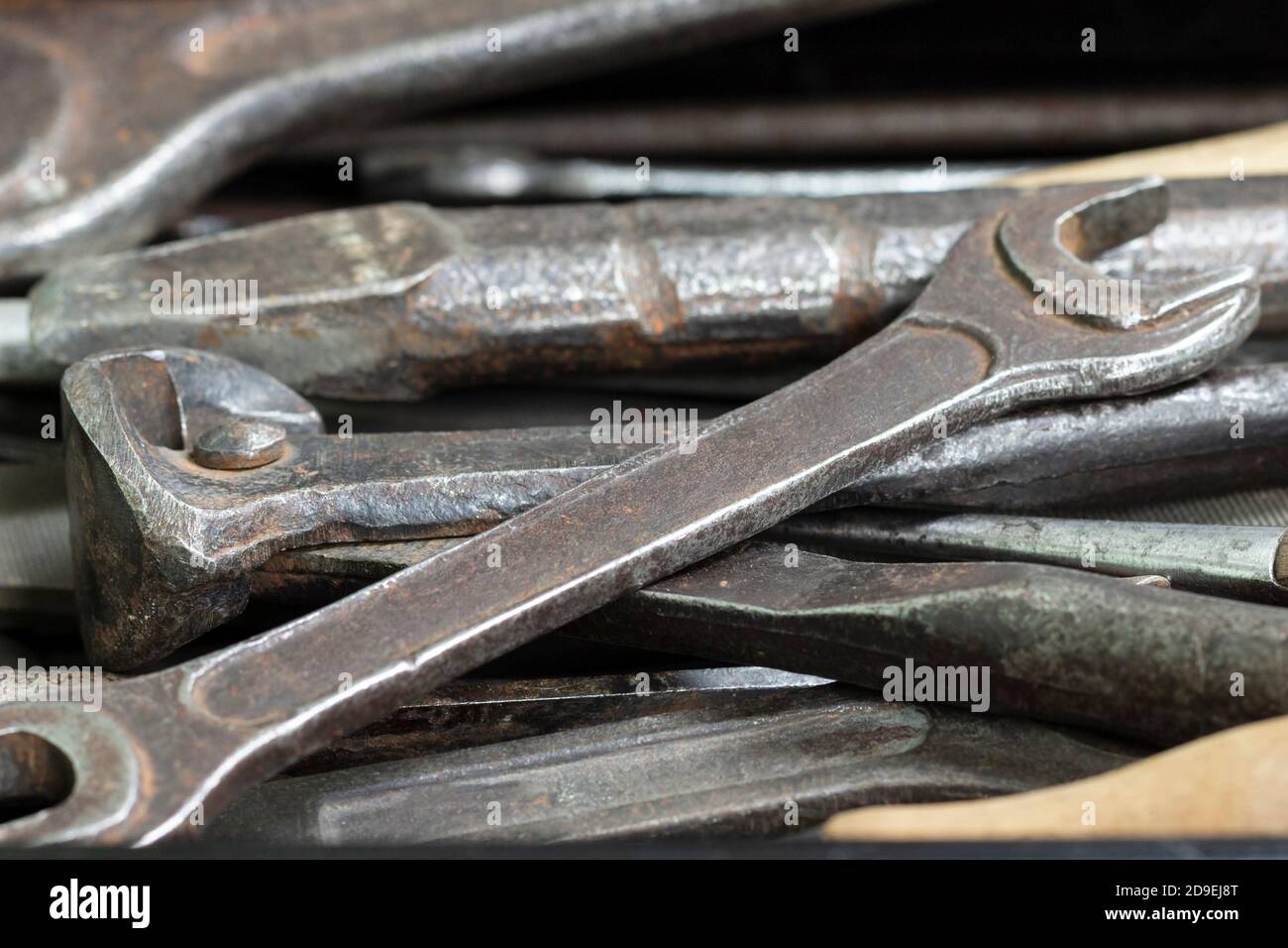 Old tool box hi-res stock photography and images - Alamy