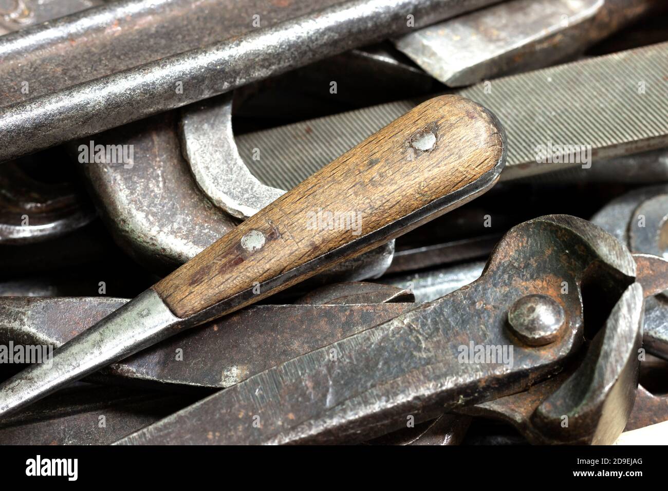 Old tool box hi-res stock photography and images - Alamy
