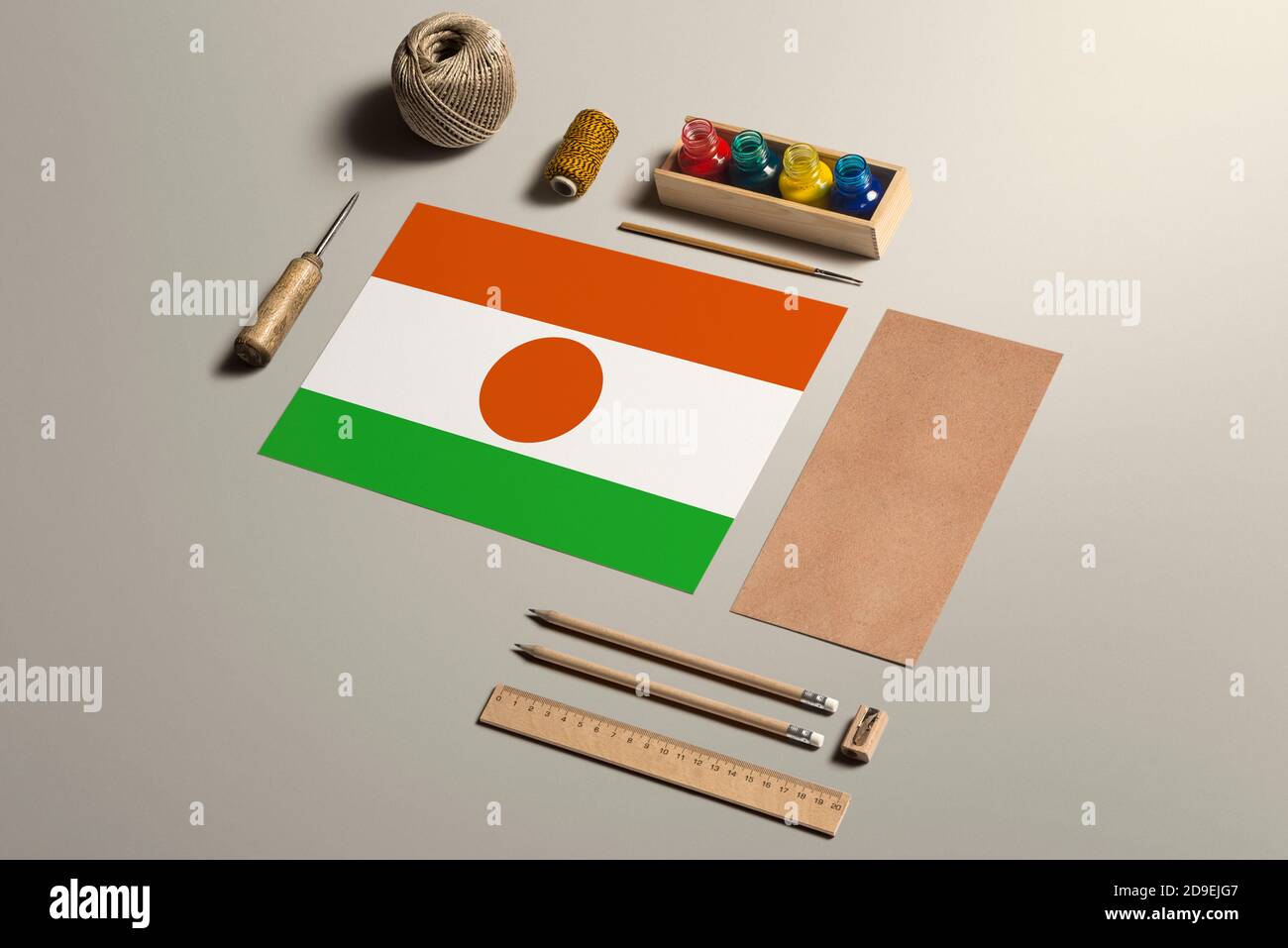 Niger calligraphy concept, accessories and tools for beautiful ...