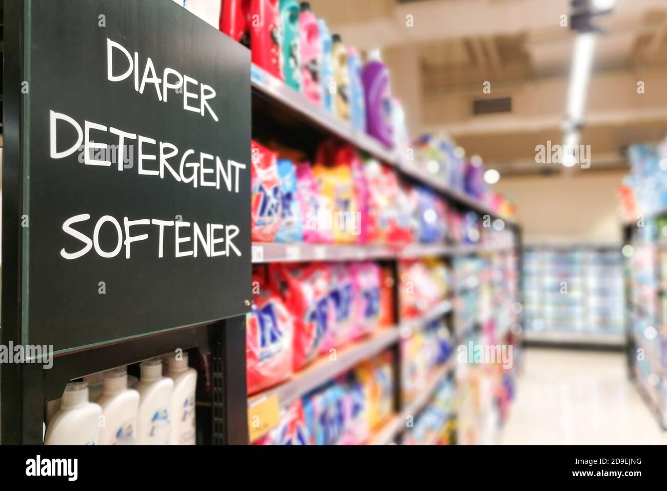 Diaper, Detergent, Softener household grocery categoy aisle at ...