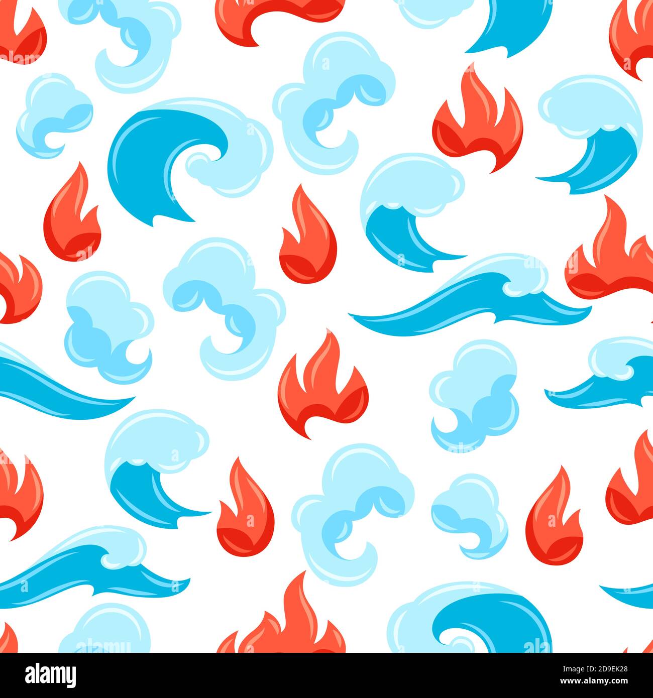 Fire water Stock Vector Images - Alamy