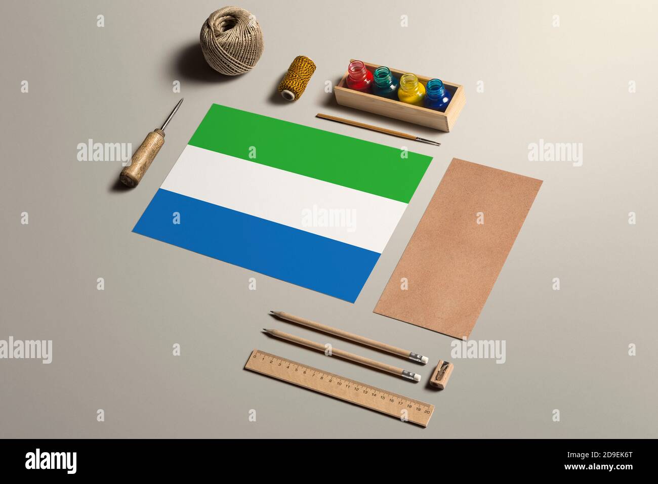 Sierra Leone calligraphy concept, accessories and tools for beautiful ...