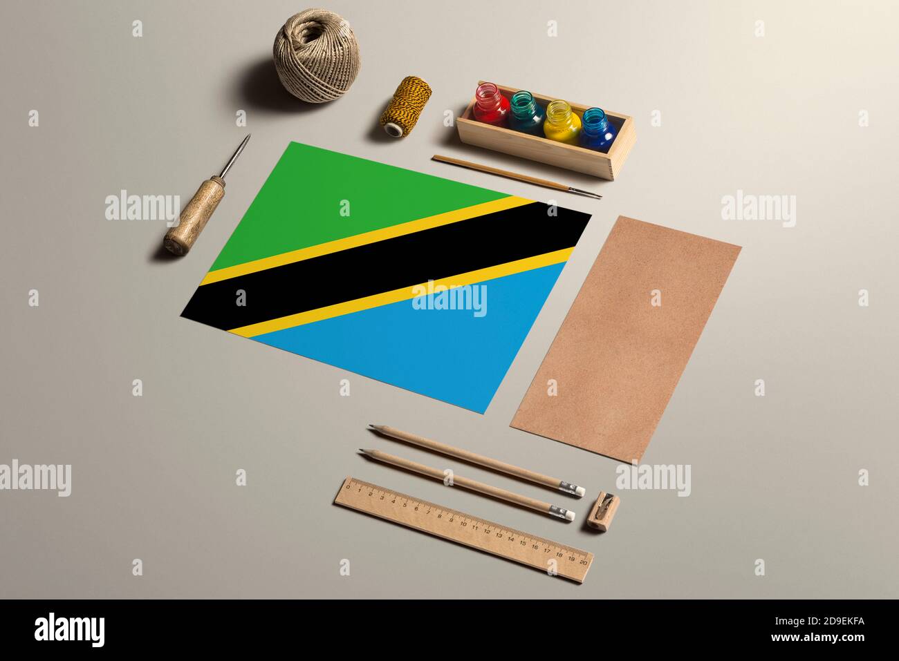 Tanzania calligraphy concept, accessories and tools for beautiful ...