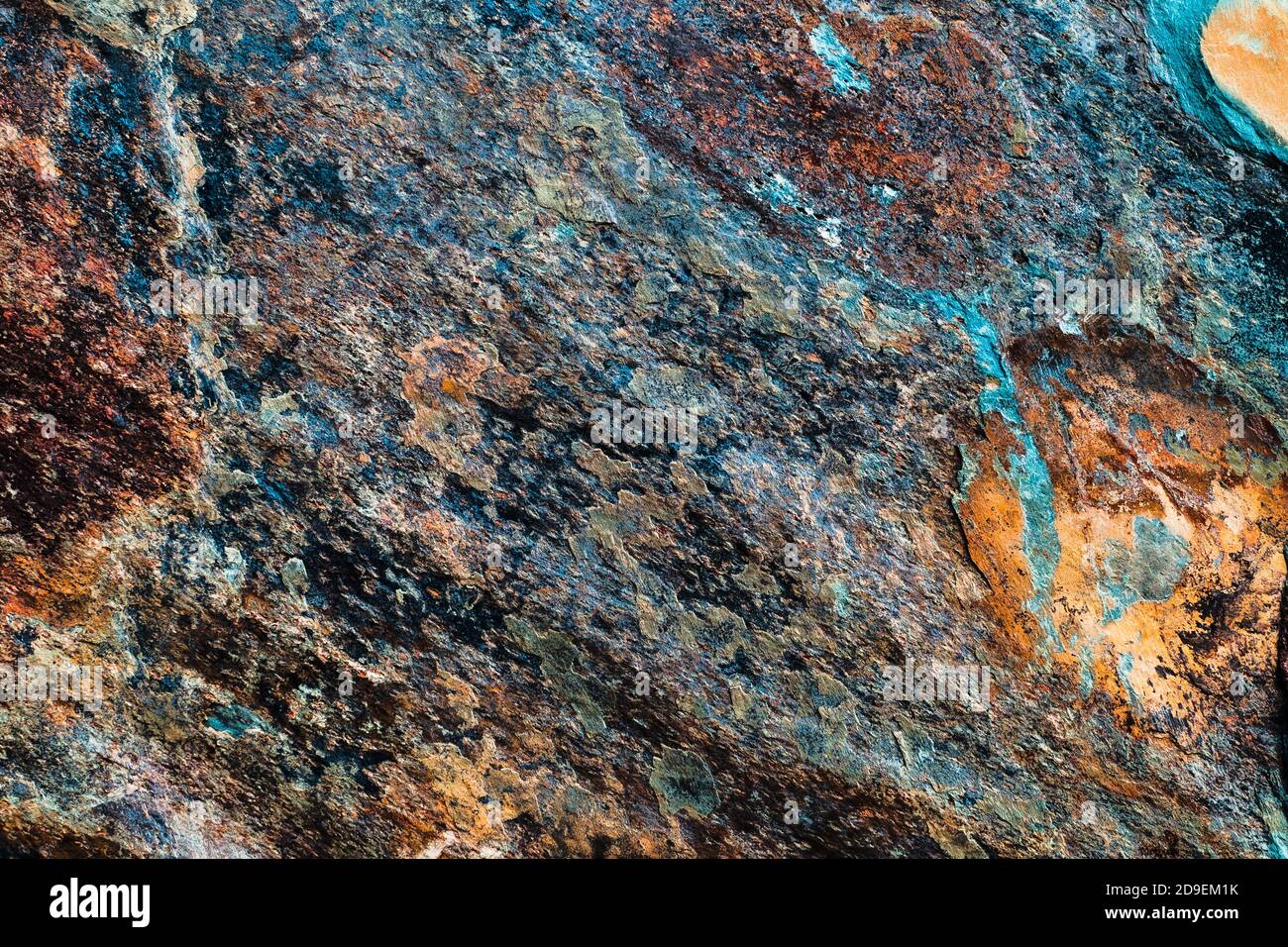 Surface Peeling Paint Peeling off and Grunge Dirty Rust Stock Photo - Alamy