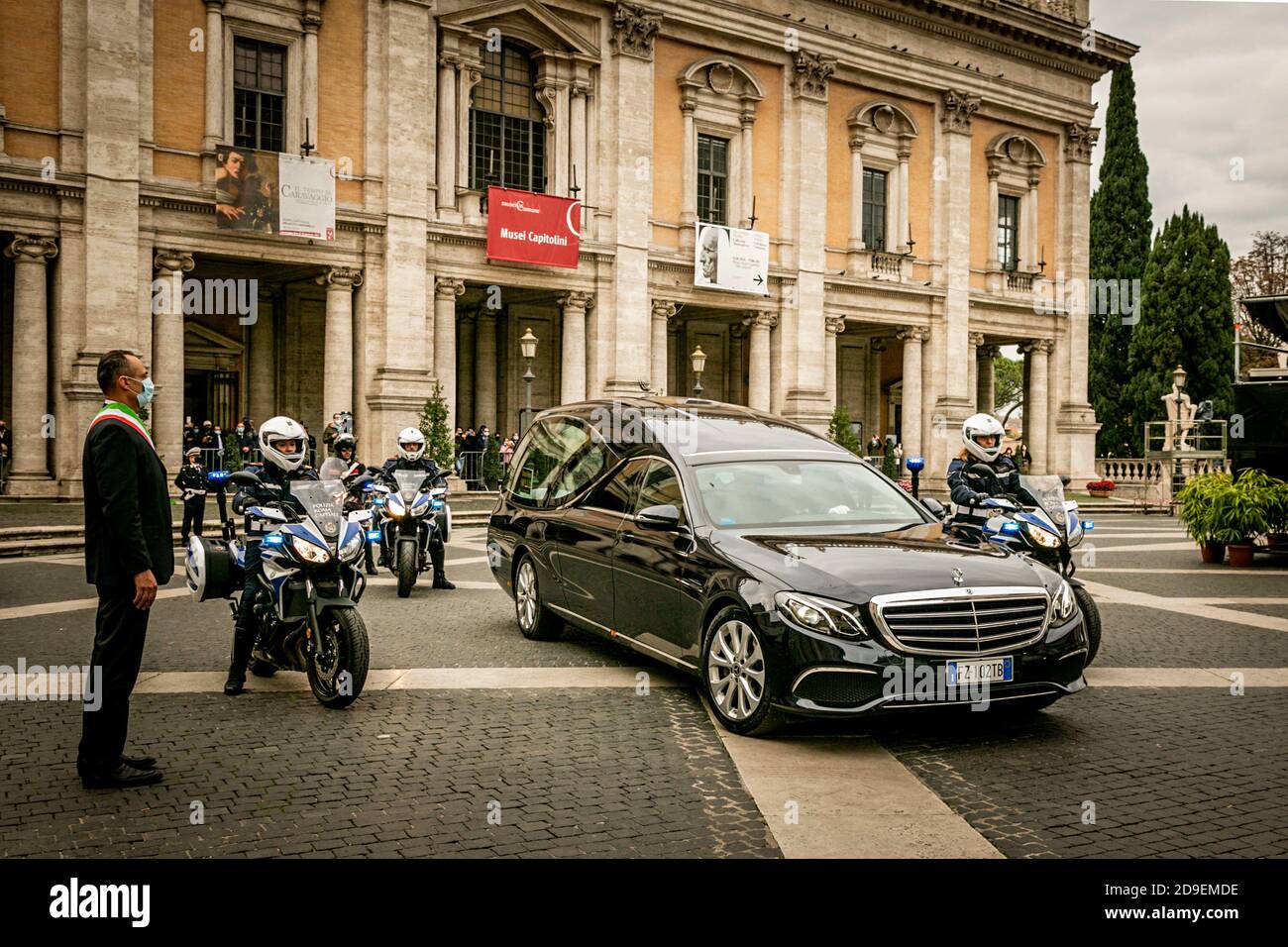 Rome, Rome, Italy. 5th Nov, 2020. The body of the Roman comedian ...