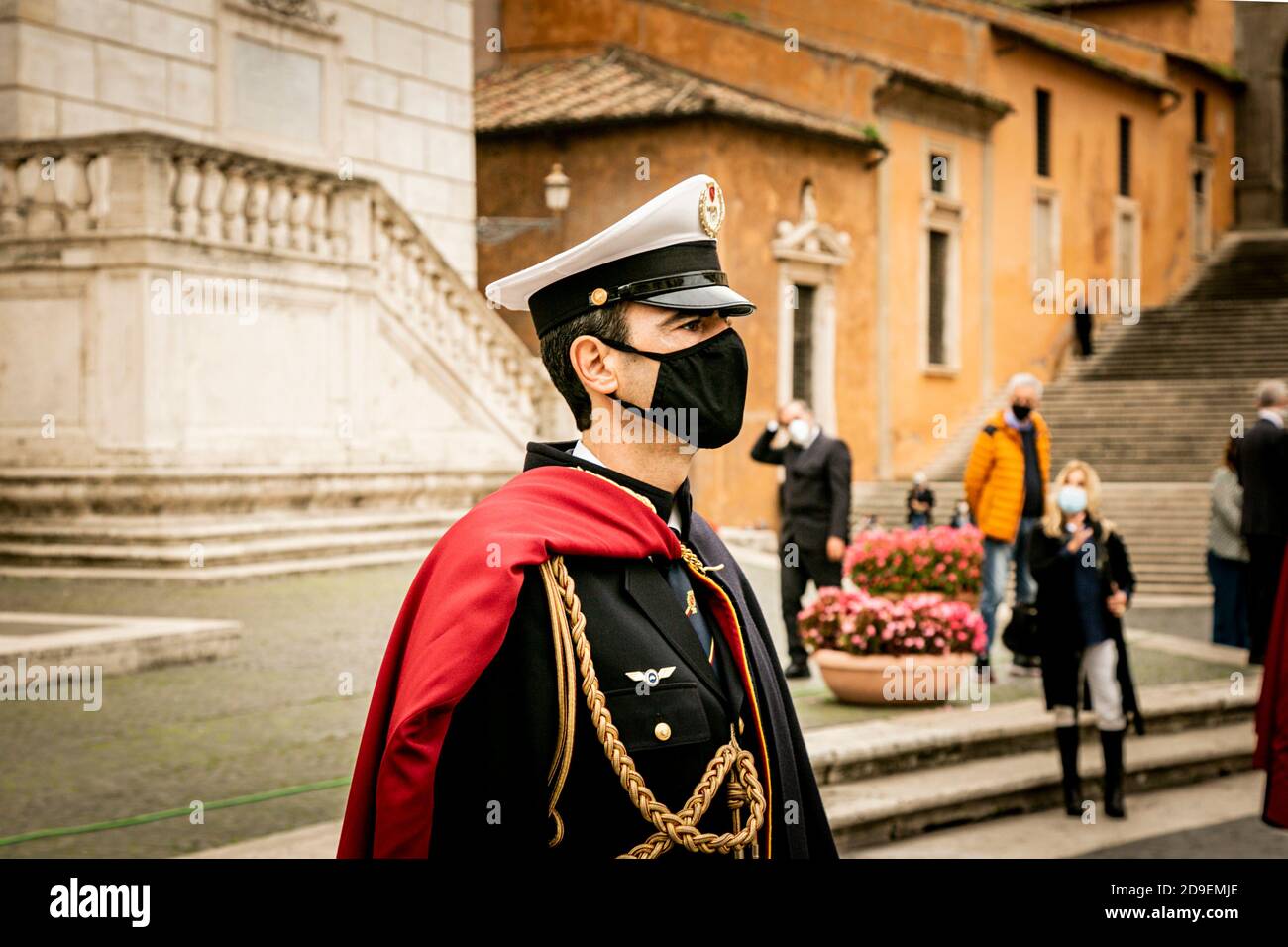 Rome, Rome, Italy. 5th Nov, 2020. The body of the Roman comedian ...