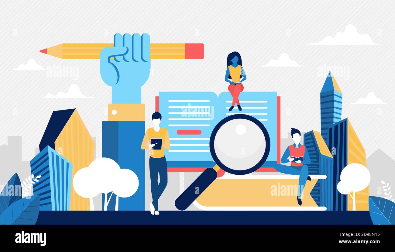 Open university student studying home Stock Vector Images - Alamy