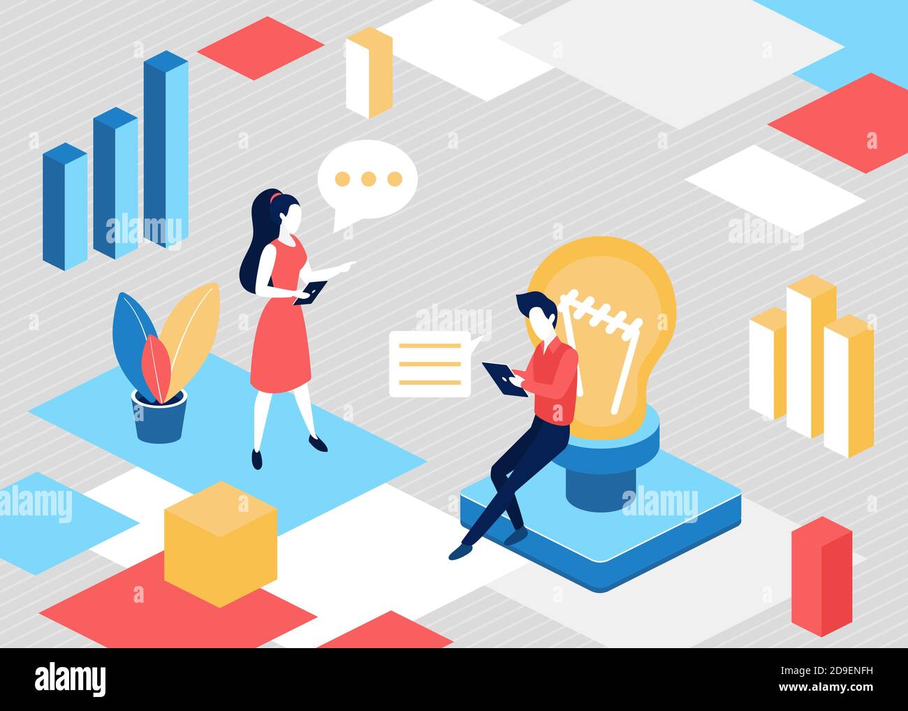 Concept in search ideas Stock Vector Images - Alamy