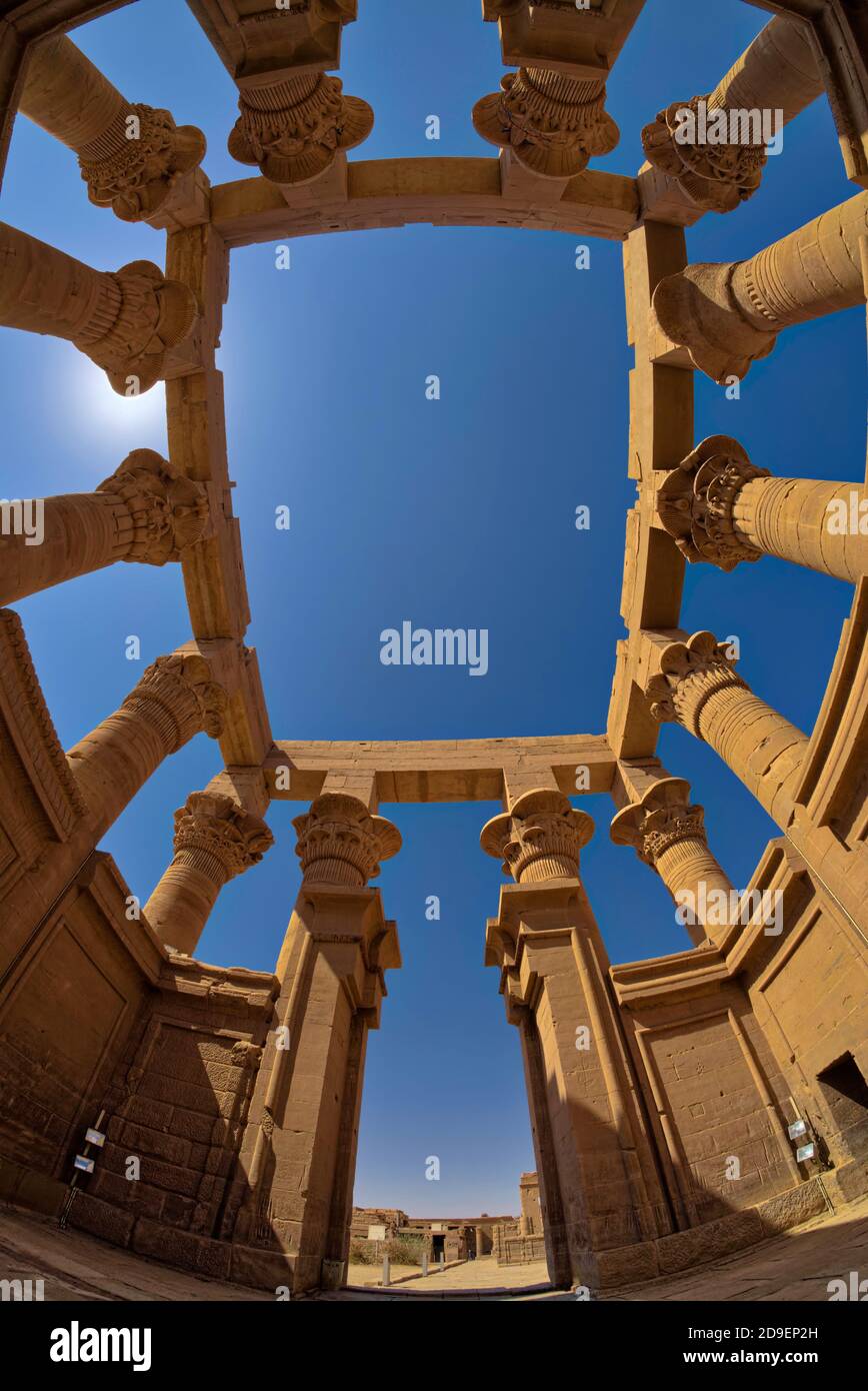 The Temple was dedicated to the goddess Isis, the wife of Osiris and ...