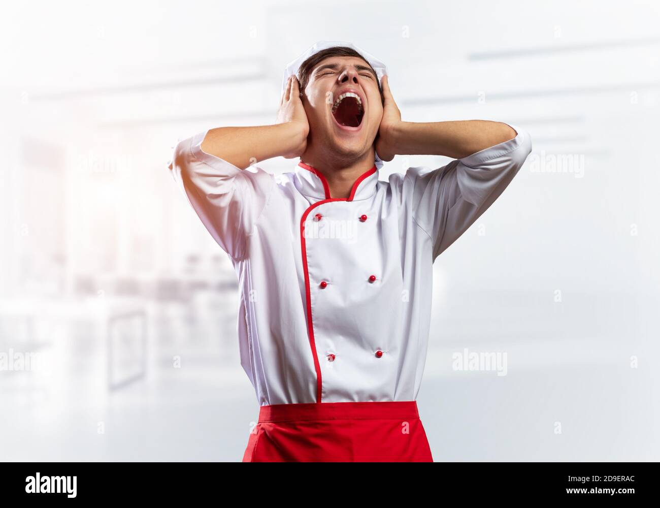 Chef cook screaming hi-res stock photography and images - Alamy