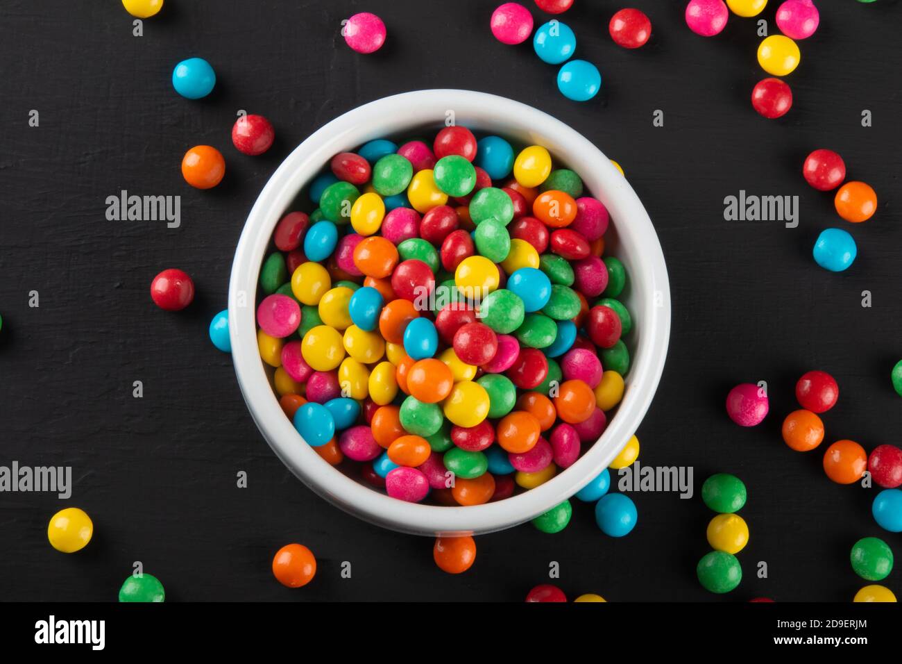 Colorful candy. Colorful sweets background. Black background Stock ...