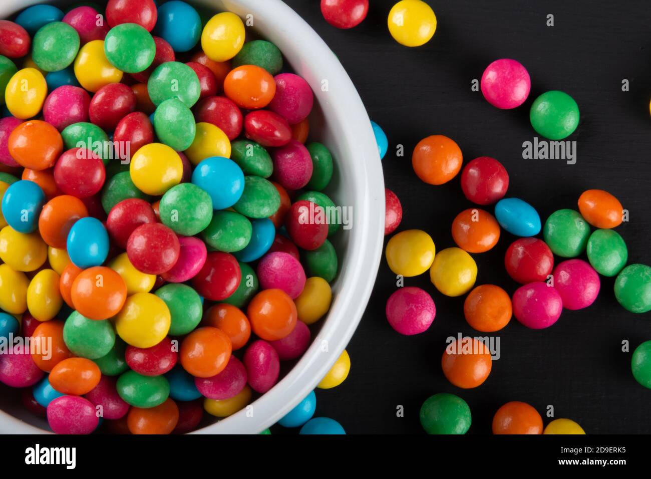 Colorful candy. Colorful sweets background. Black background Stock ...