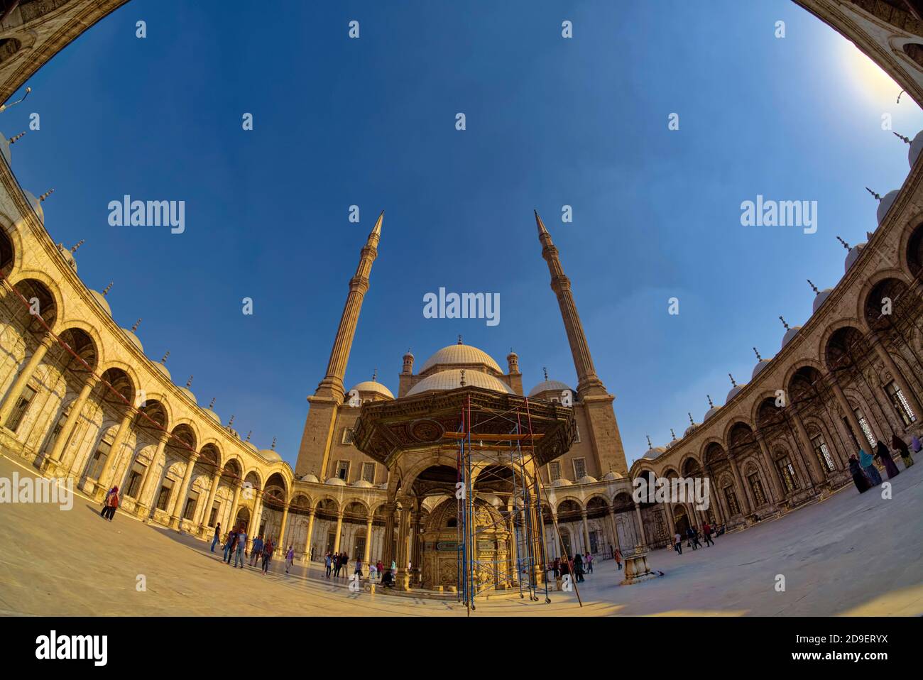 The courtyard has a northern and southern entrance from the mosque. In ...