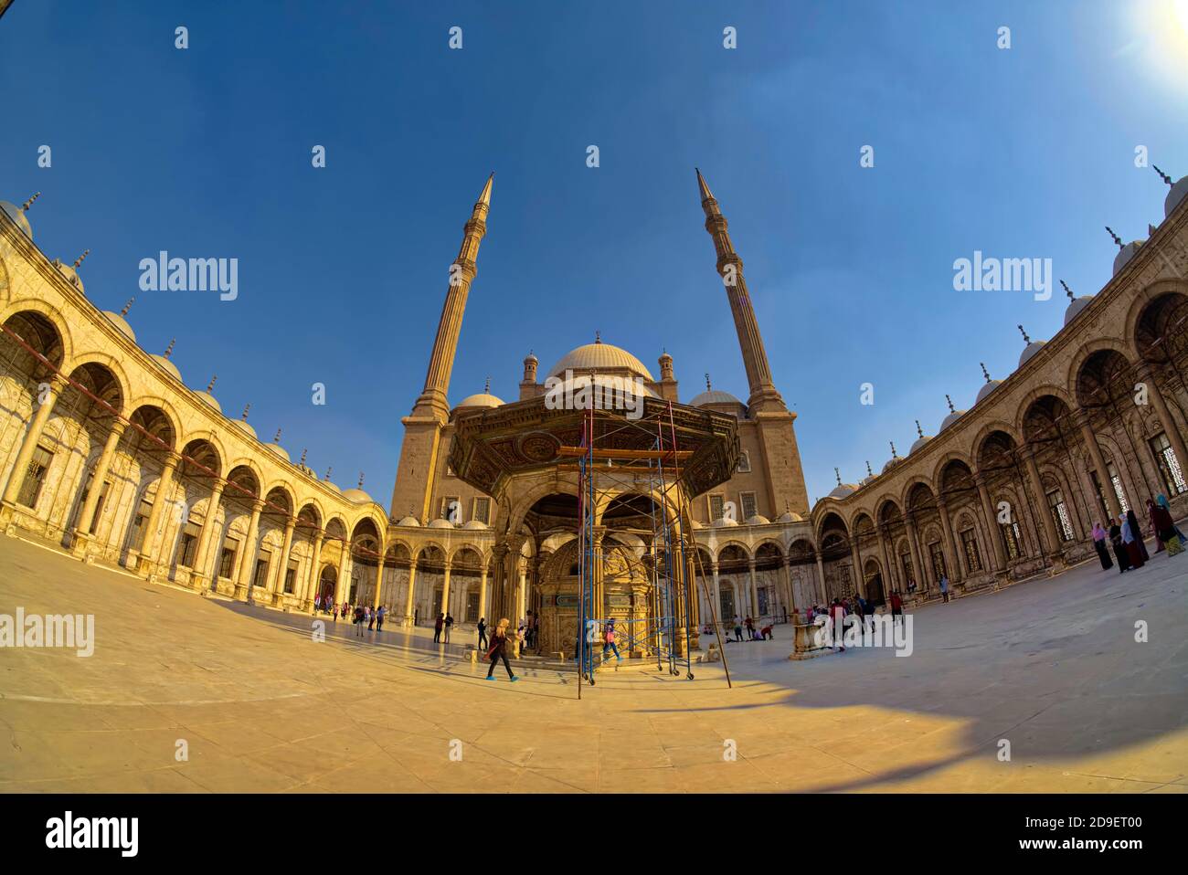 The courtyard has a northern and southern entrance from the mosque. In ...