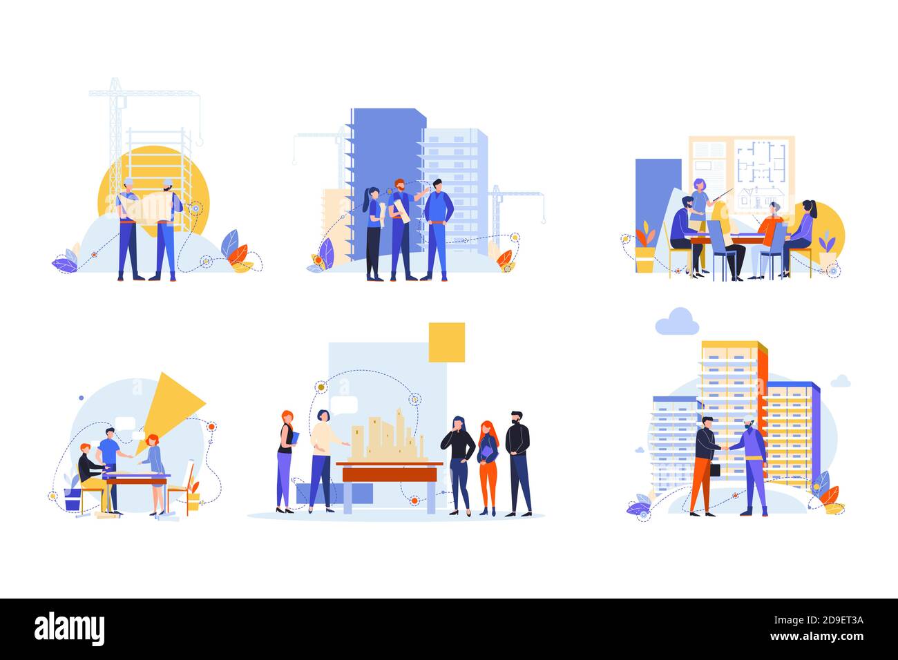 Team engineer architects Stock Vector Images - Alamy
