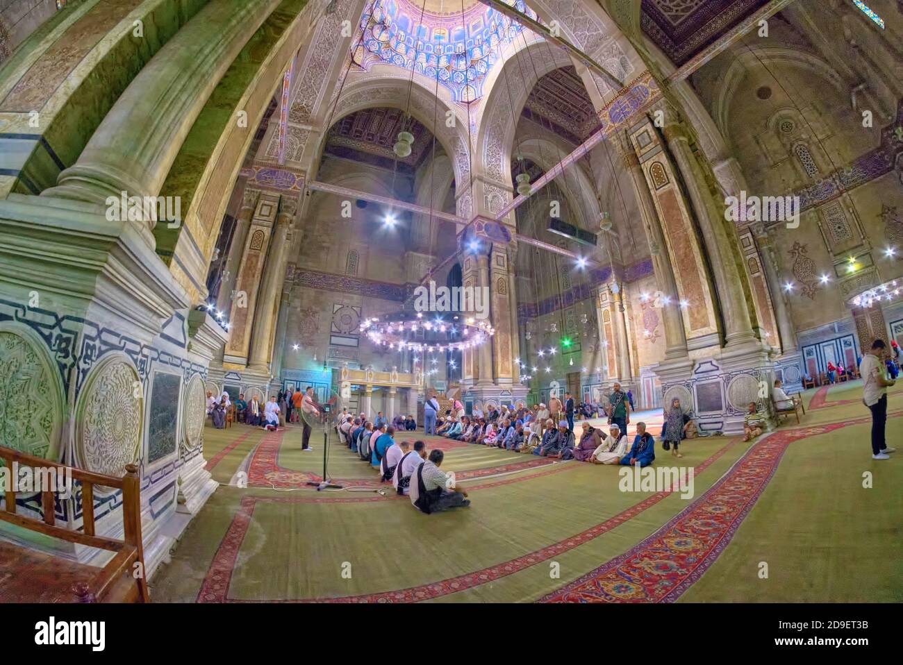 The Mosque is rectangular in shape, measuring some 6500 square meters ...