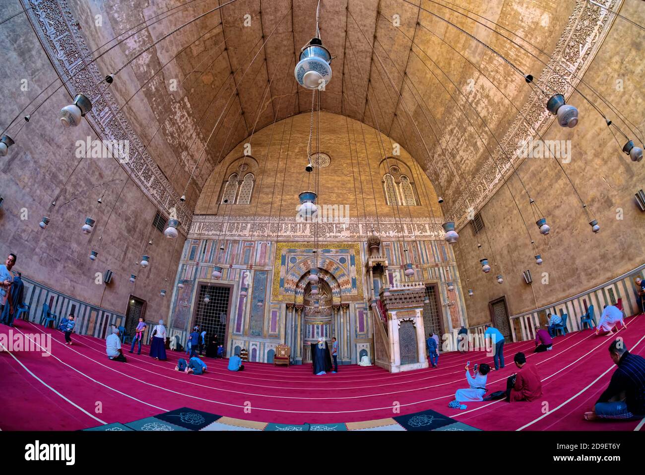 The main, eastern iwan, known as the Qibla Iwan because here payers ...