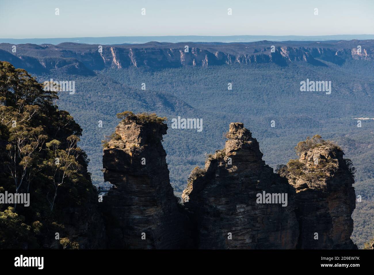 Echo Point Lookout, Three Sisters, Blue Mountains, NSW, Australia Stock ...