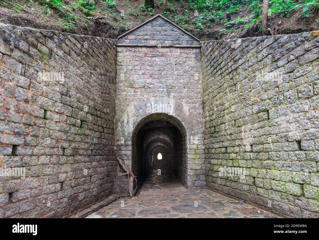 Old tunnel for commuters - building and architect concept Stock Photo ...