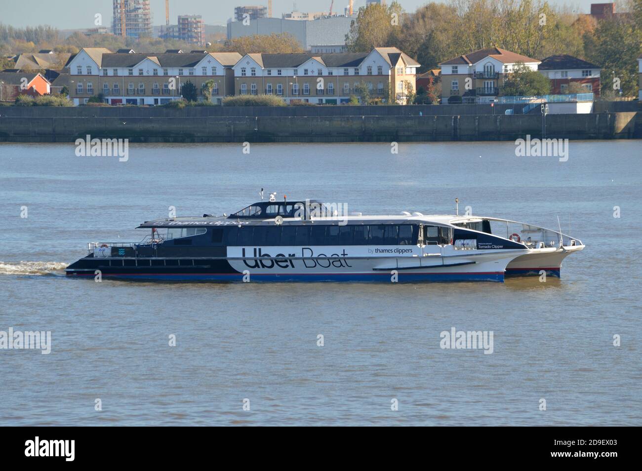 Uber Boat by Thames Clipper river bus service vessel Tornado Clipper ...
