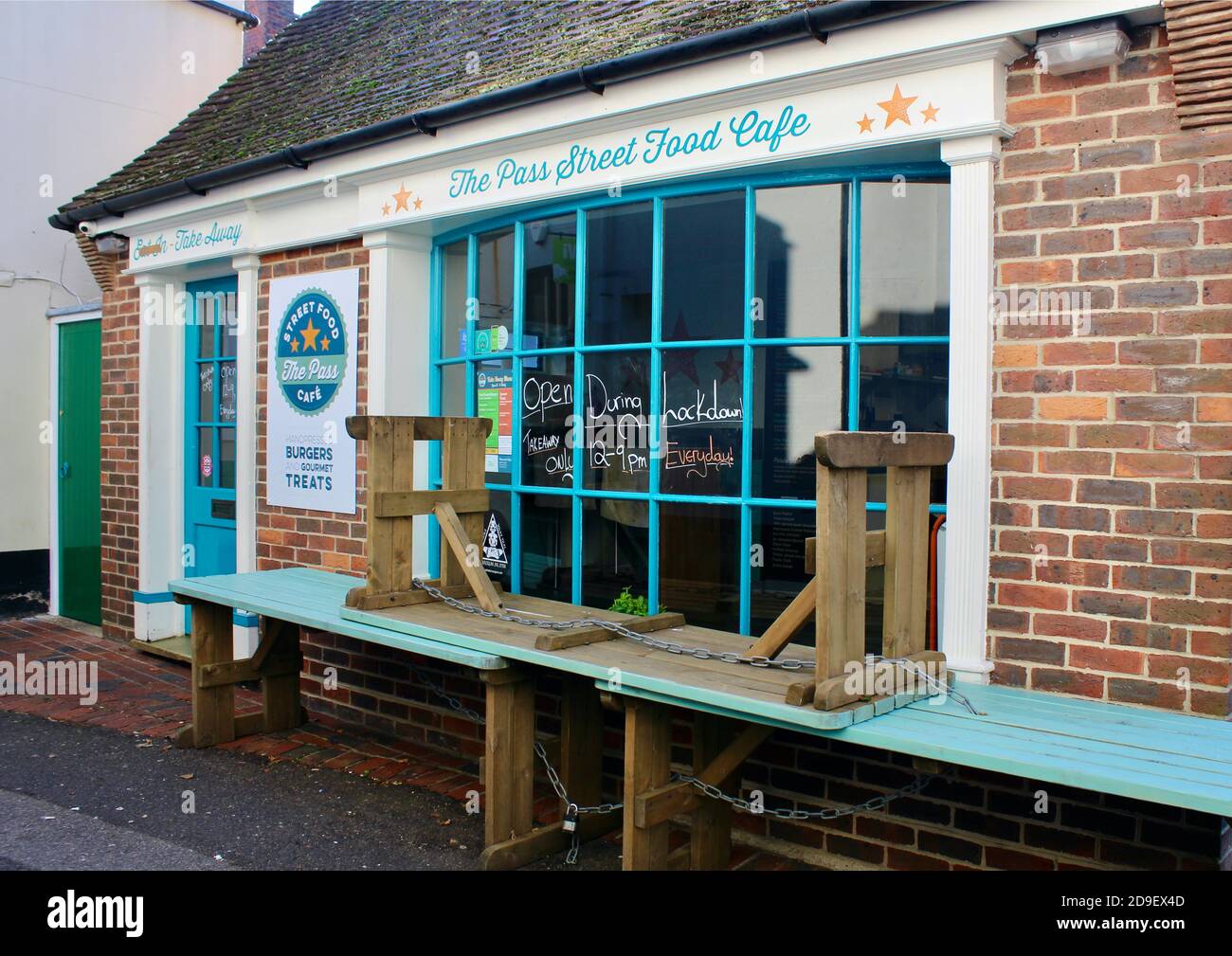 The Pass Street Food Cafe in Chichester, West Sussex, England Stock ...