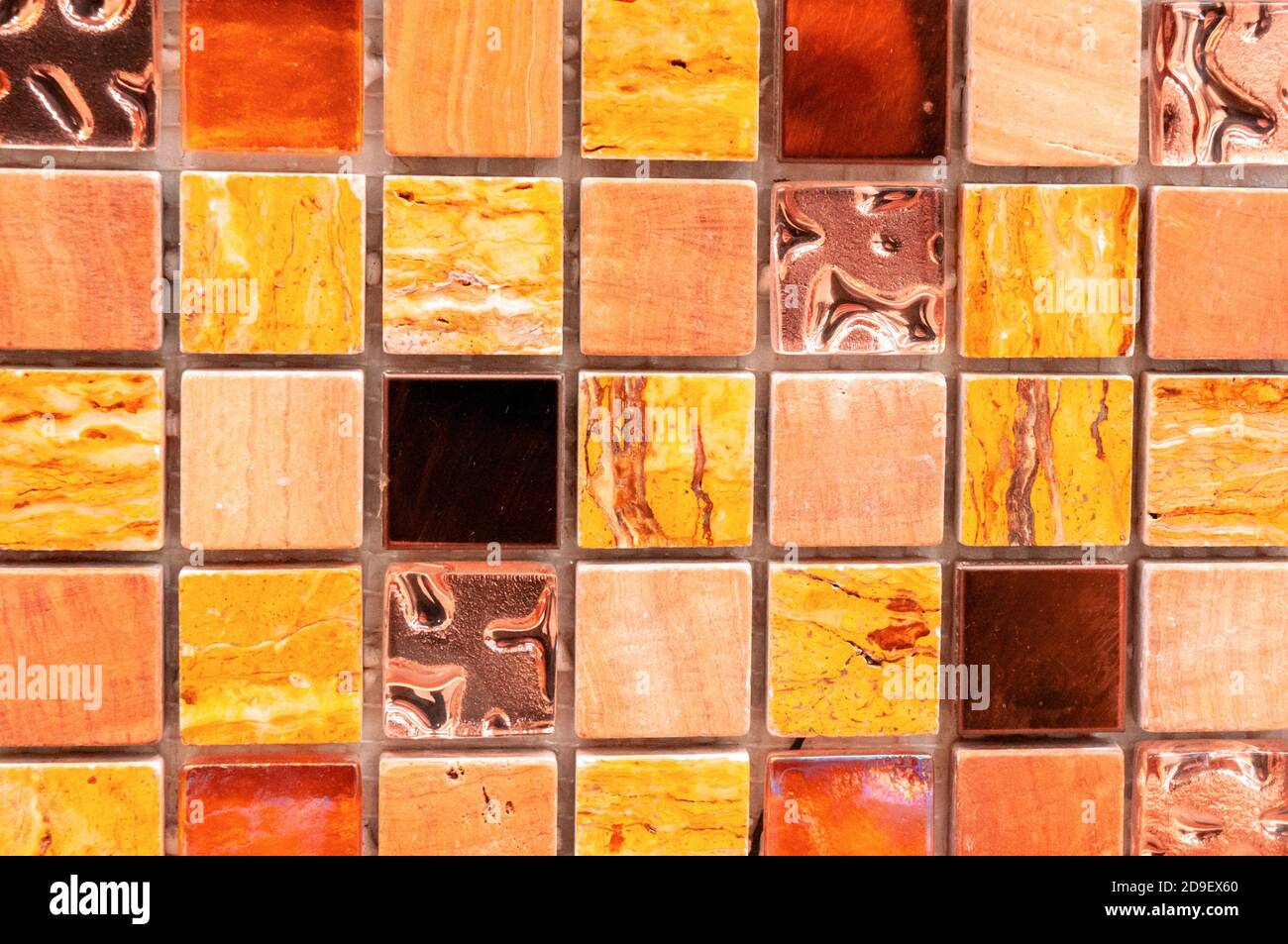 Background tiles in a modern design glass texture of color mosaic ...