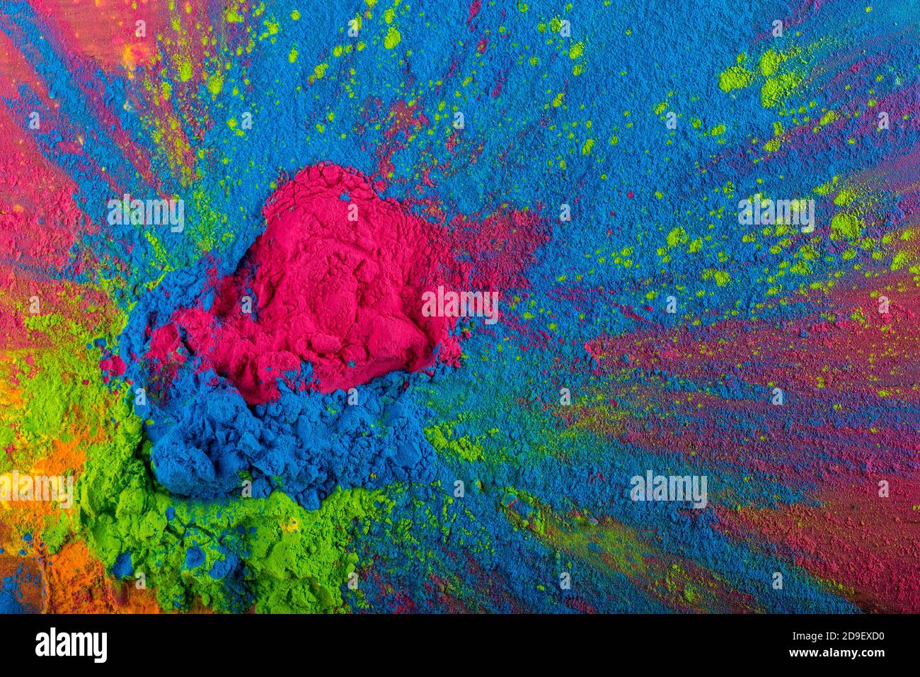 Abstract colorful Happy Holi background. Color vibrant powder isolated ...