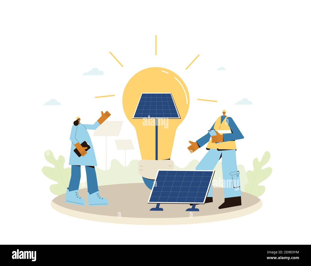 Solar pv module Stock Vector Images - Alamy