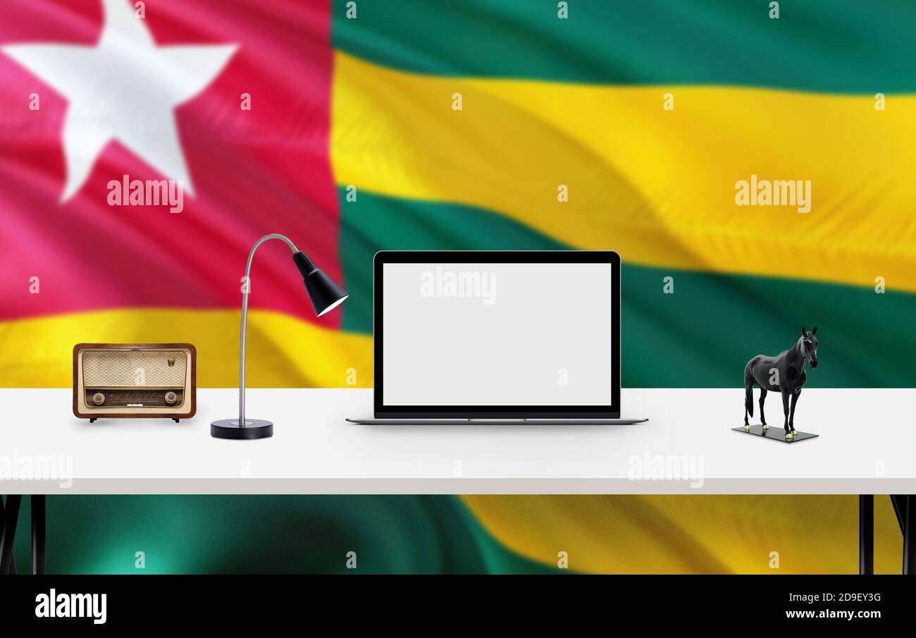 Togo flag on green screen hi-res stock photography and images - Alamy