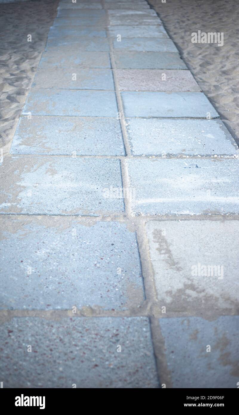 Footpath made stone tiles hi-res stock photography and images - Alamy