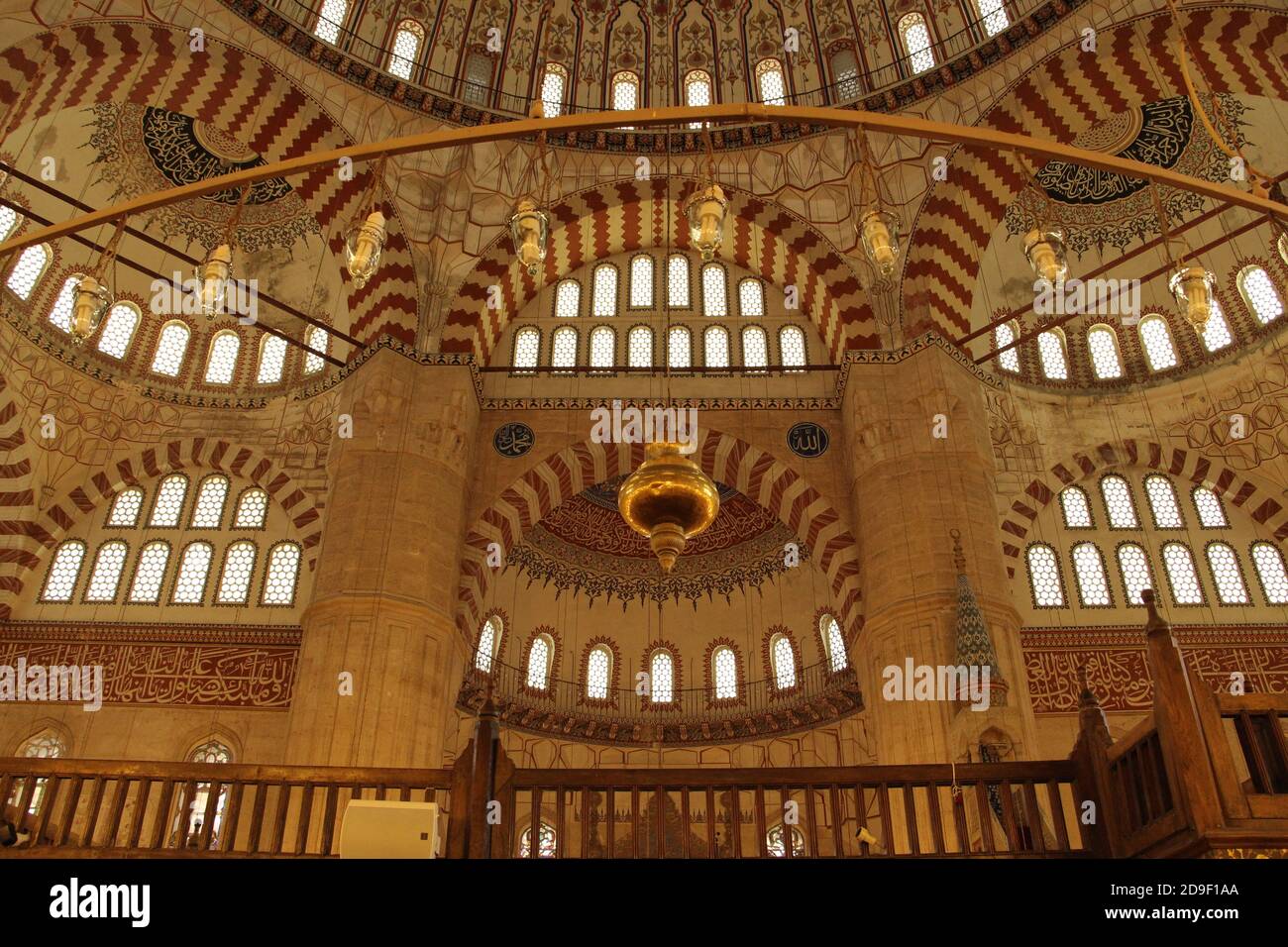 Interior of Edirne Selimiye Mosque Stock Photo - Alamy