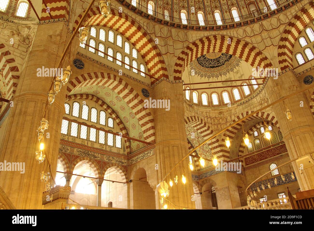 Interior of Edirne Selimiye Mosque Stock Photo - Alamy
