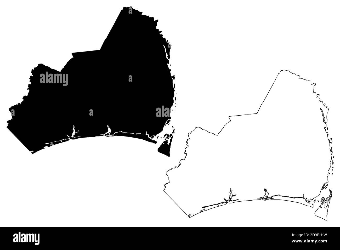 Brunswick County, North Carolina State (U.S. county, United States of ...