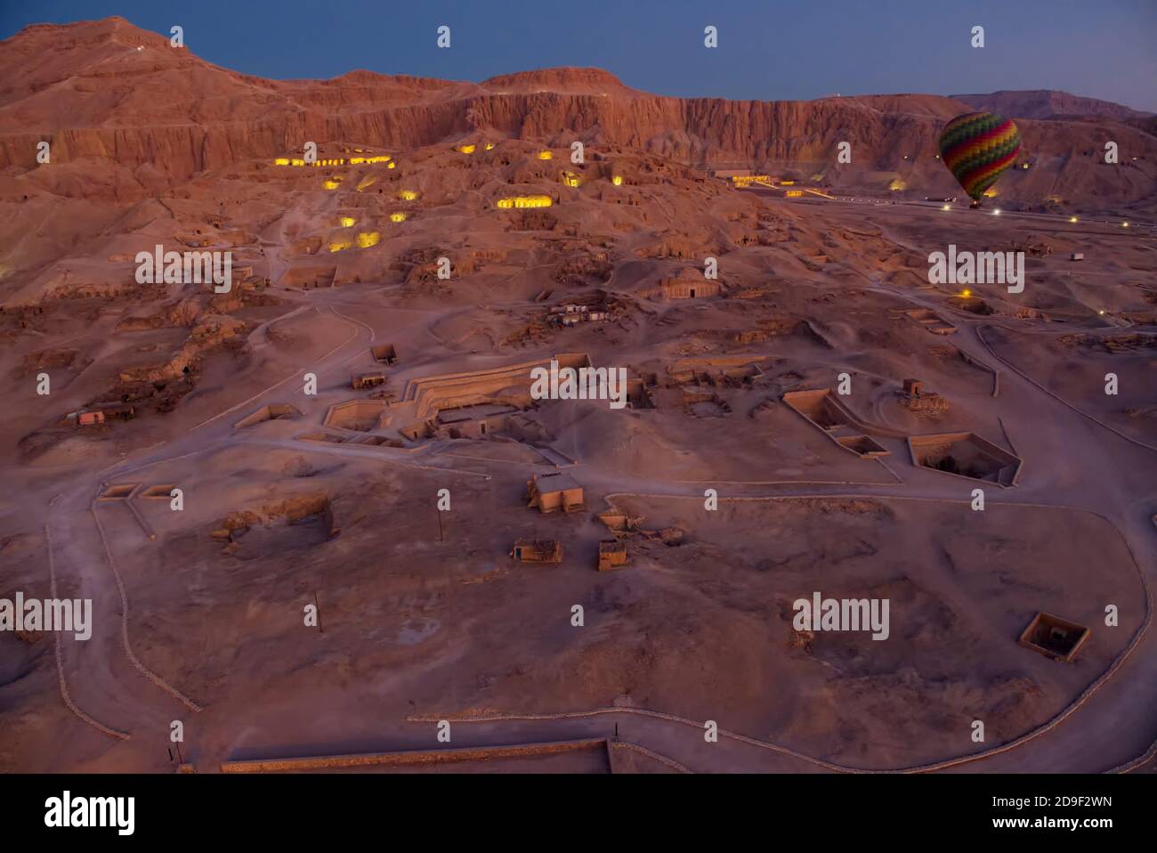 In the air floating over Egyptian ruins Taken @Luxor, Egypt Stock Photo ...