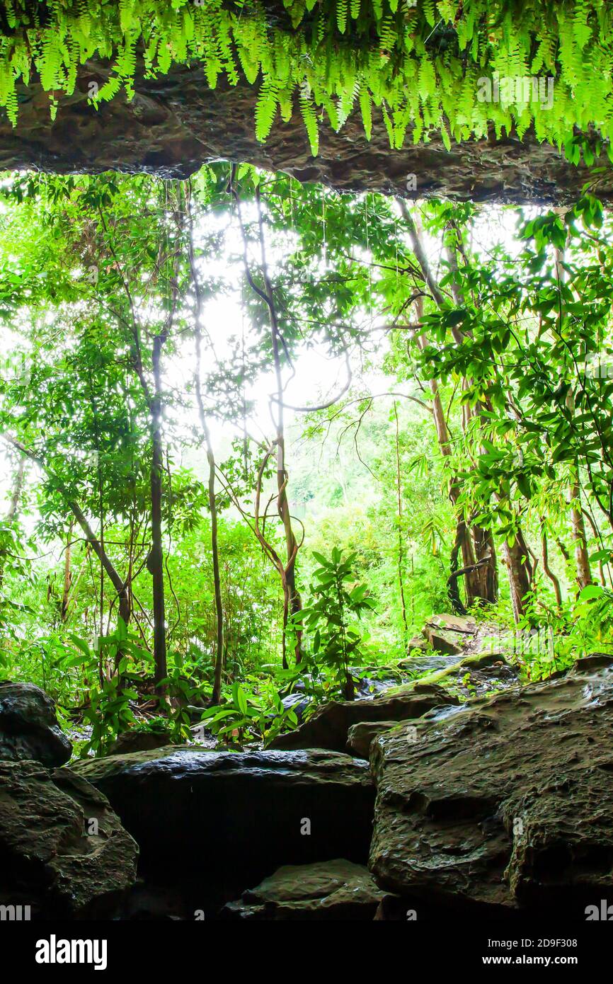 Inside cave looking out hi-res stock photography and images - Alamy