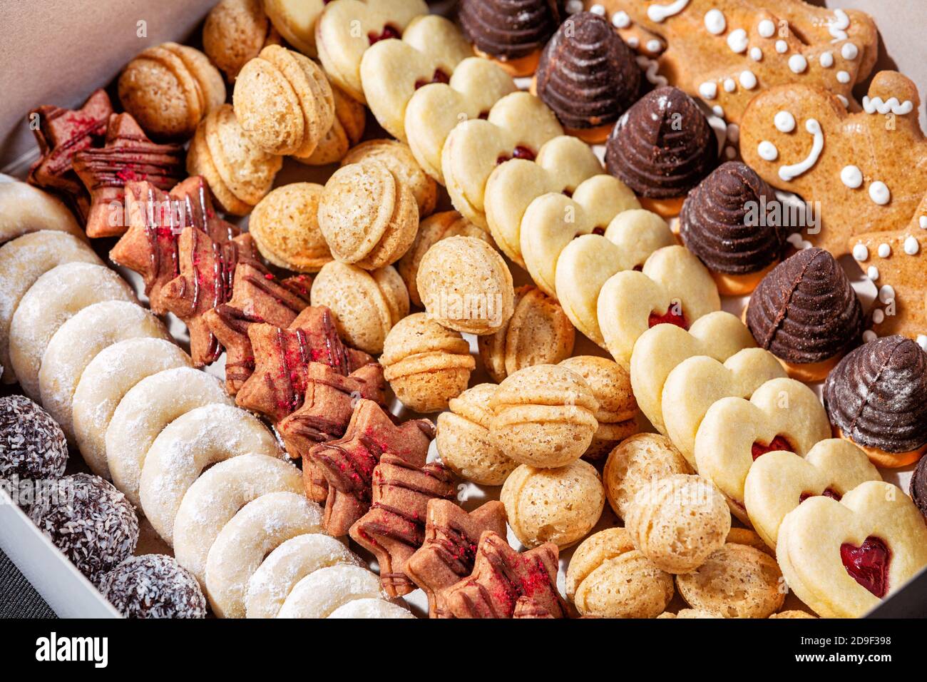 czech traditional homemade christmas cookies Stock Photo - Alamy