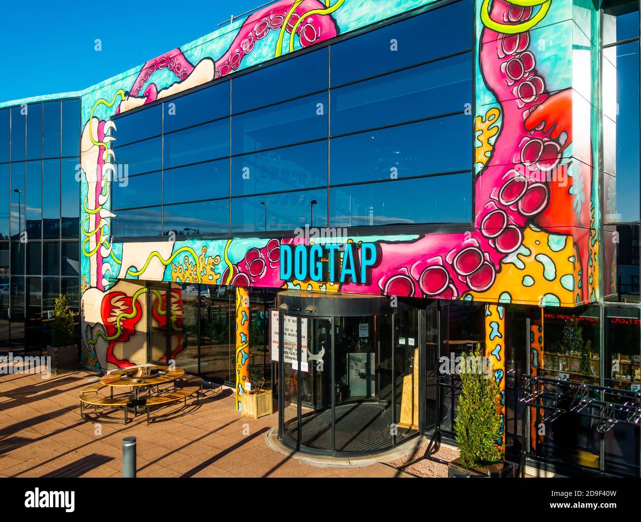 Brewdog new Dogtap bar at their HQ in the town of Ellon, Aberdeenshire ...