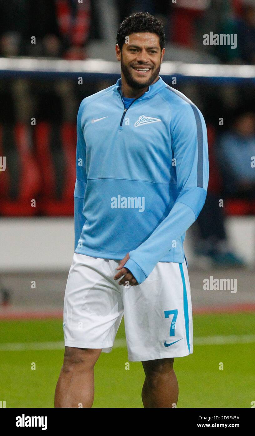 Hulk of Zenit Saint-Pétersbourg during the Champion League 2014 - 2015 ...