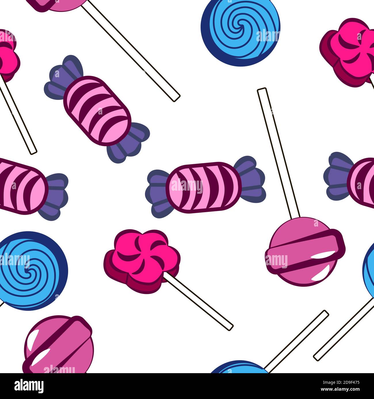Wrapped candy Stock Vector Images - Alamy