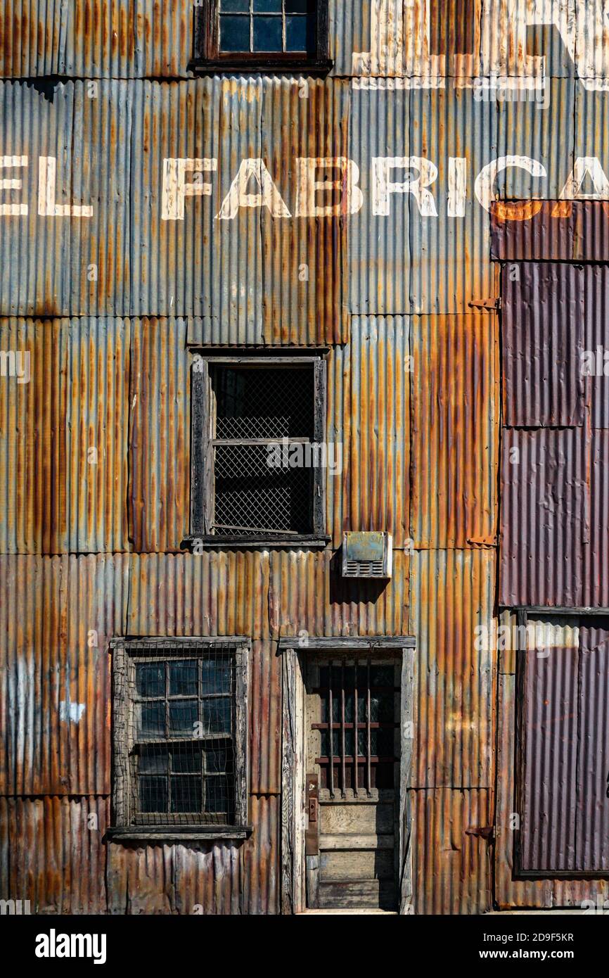 facade of an old factory Stock Photo - Alamy
