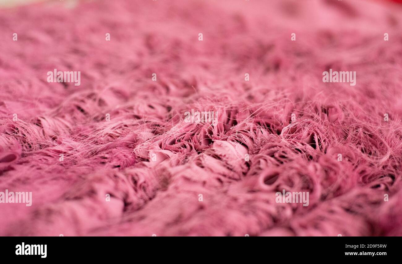 Delicate pink pile texture. Background Stock Photo - Alamy