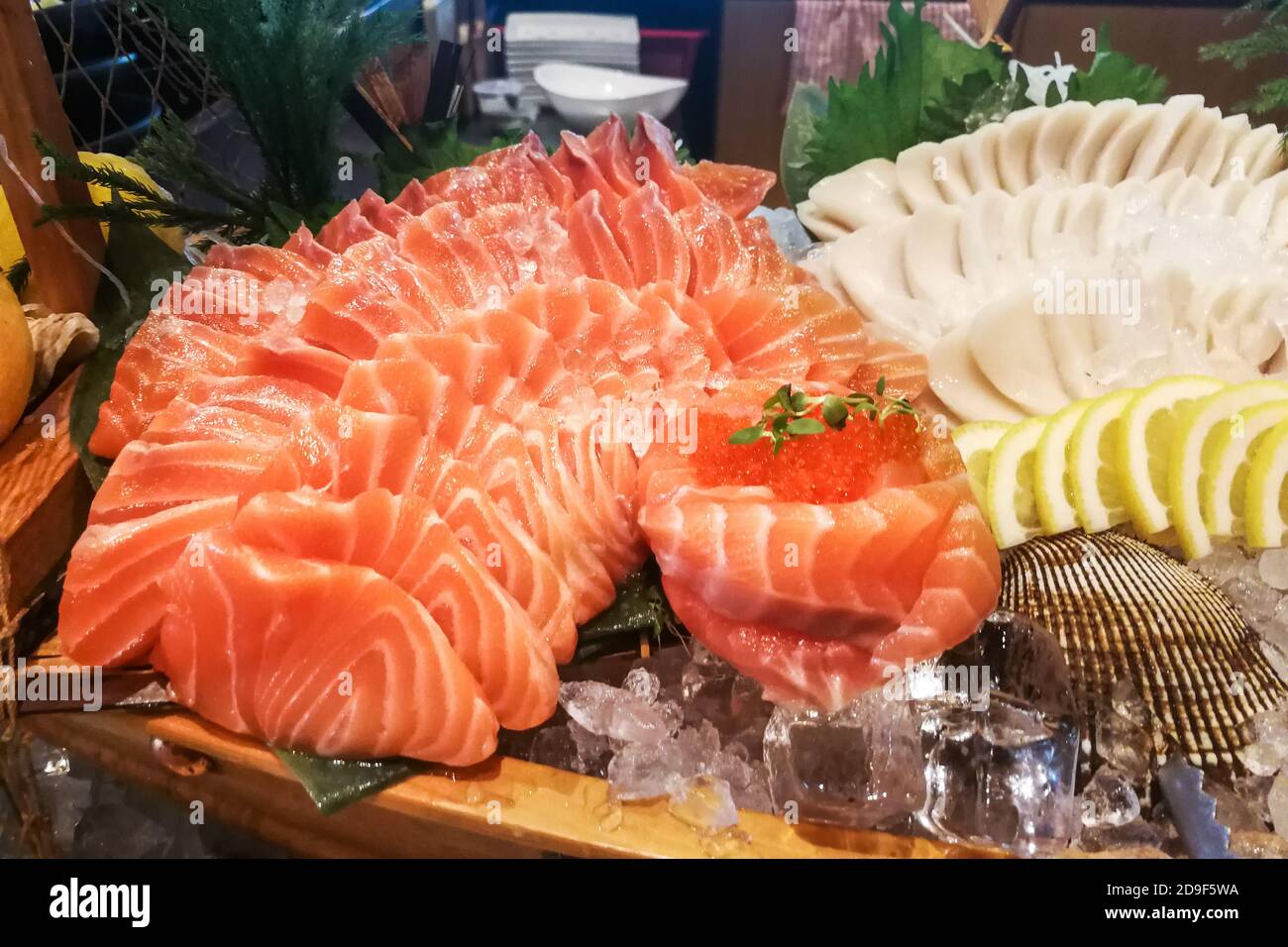 Japanese Sushi Buffet Restaurant High Resolution Stock Photography and ...