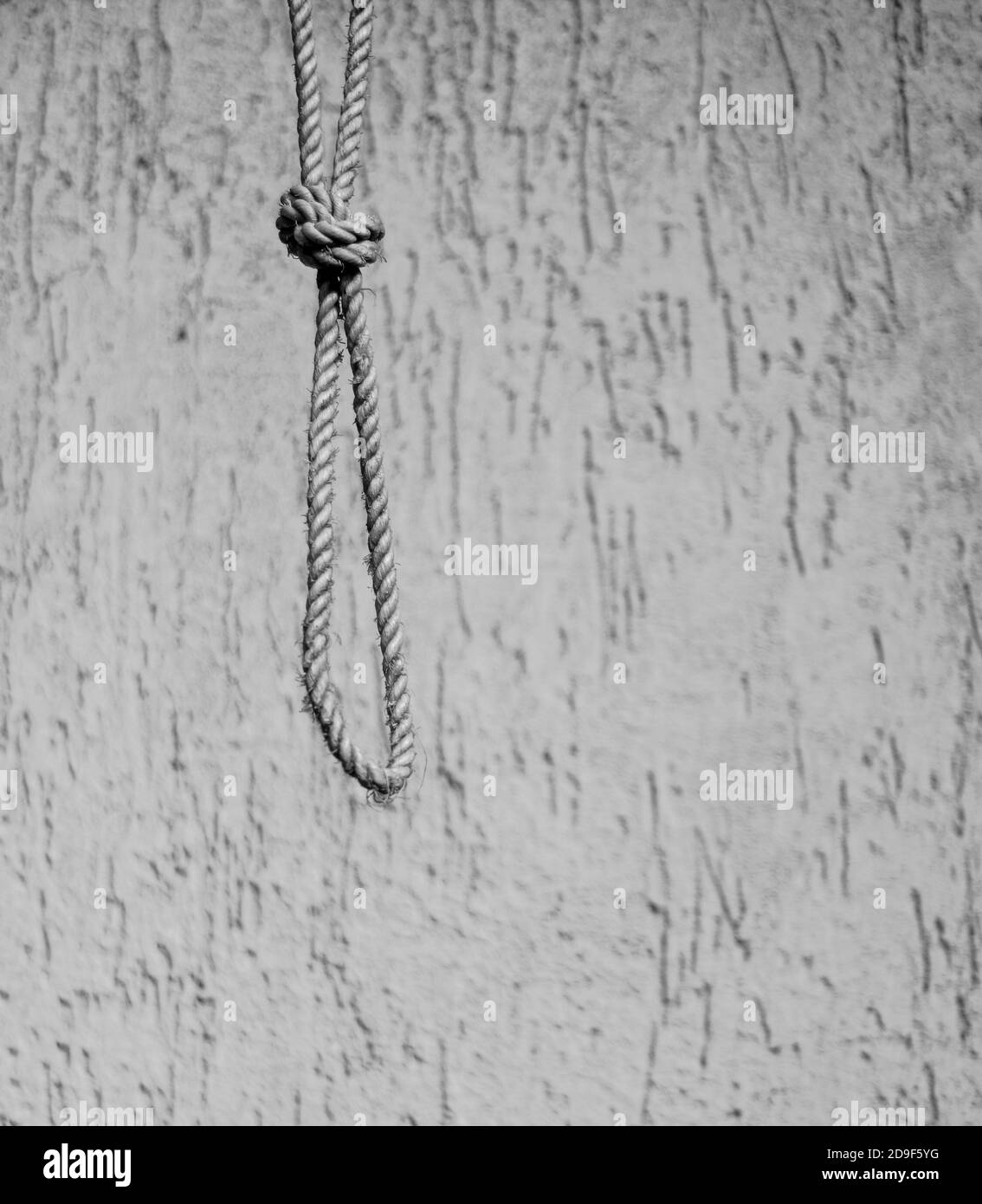 Hanging Rope Black And White