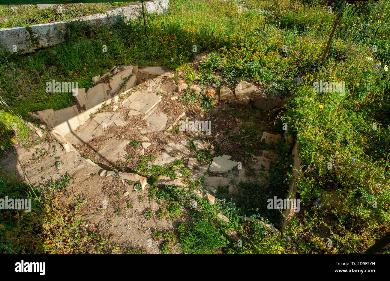 Italy Calabria Monasterace -archaeological remains of ancient Kaulon ...