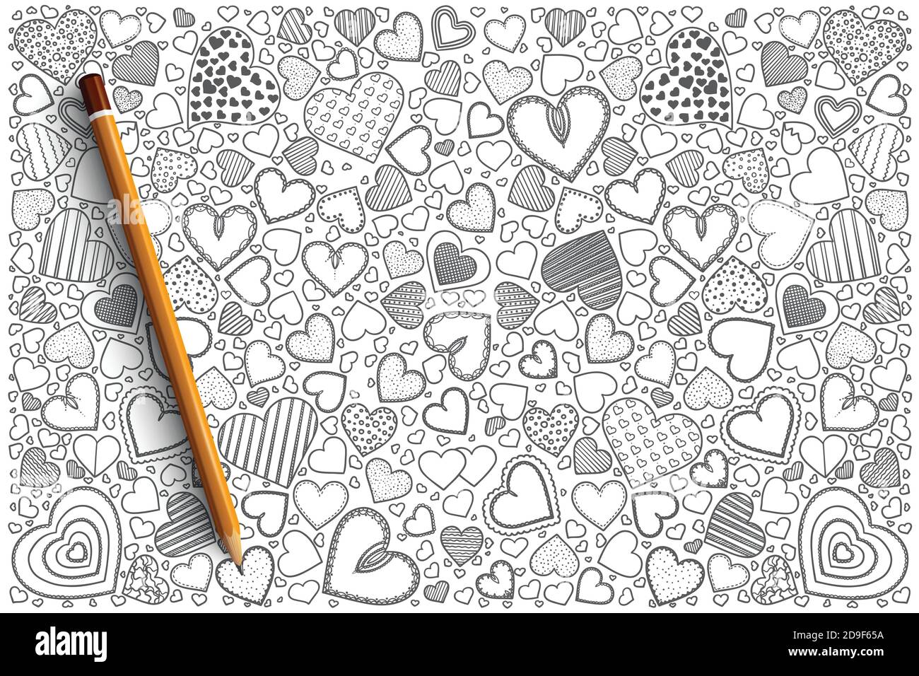 Married hand lettering design Cut Out Stock Images & Pictures - Alamy