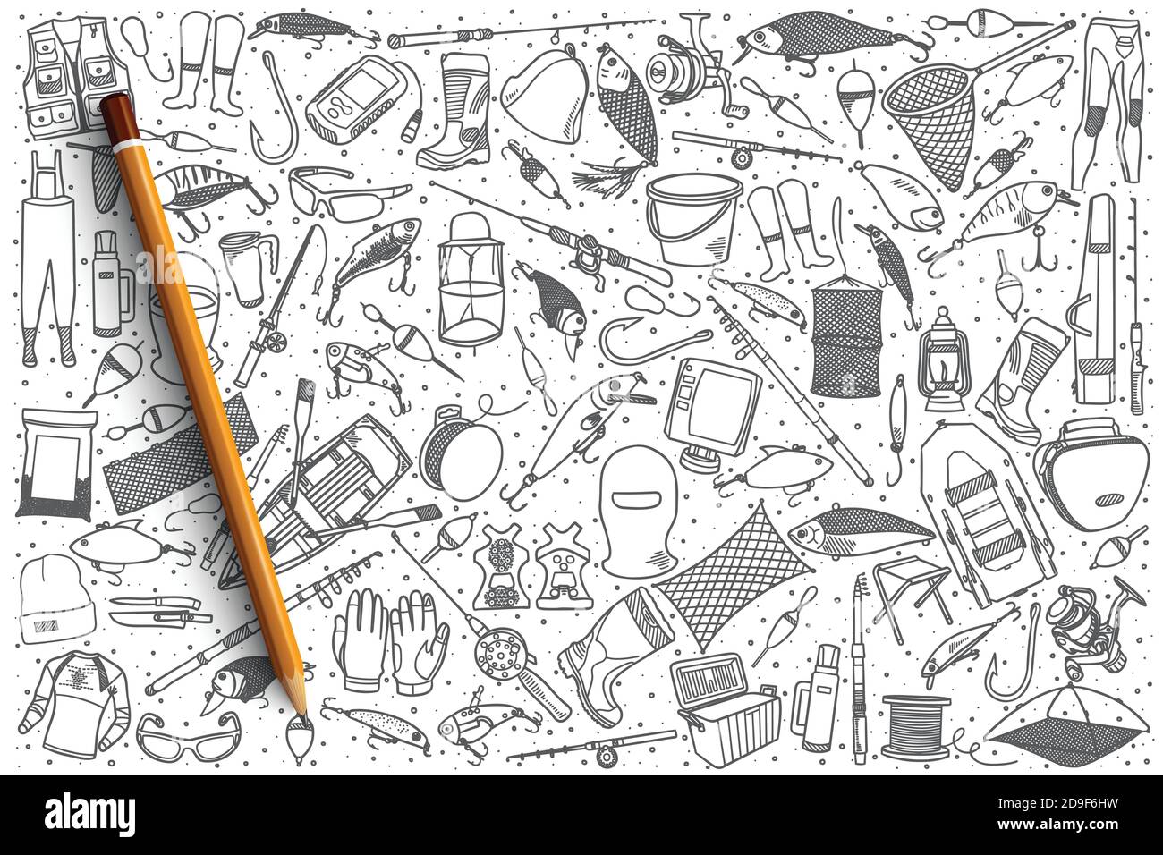 Hand fishing net Cut Out Stock Images & Pictures - Alamy